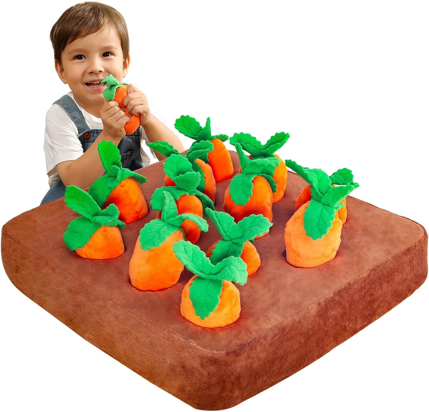 Amazon.com: Lauon Toys for Toddlers, 12Pcs Radishes Toys Carrot Harvest ...
