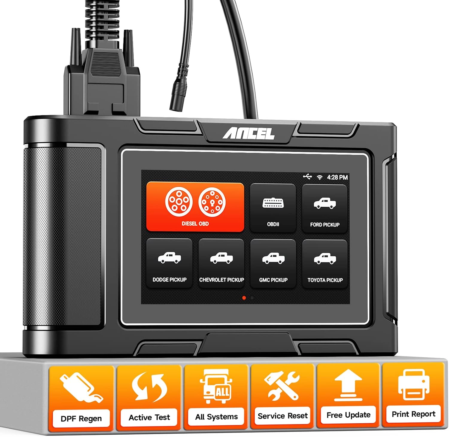 Amazon.com: ANCEL HD3500 Pro Pickup Truck OBD2 Scanner with ...