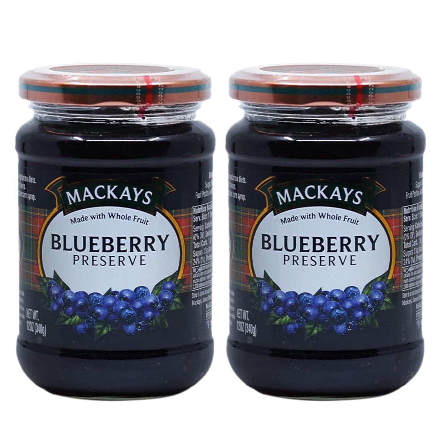Mackays Blueberry Preserve Jam for Bread | Made in Small Batches ...