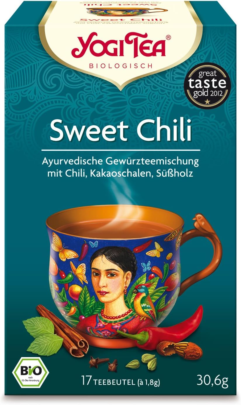 Yogi TEAS - AYURVEDIC Organic Sweet Chilli Mexican Spice Tea 17bags ...