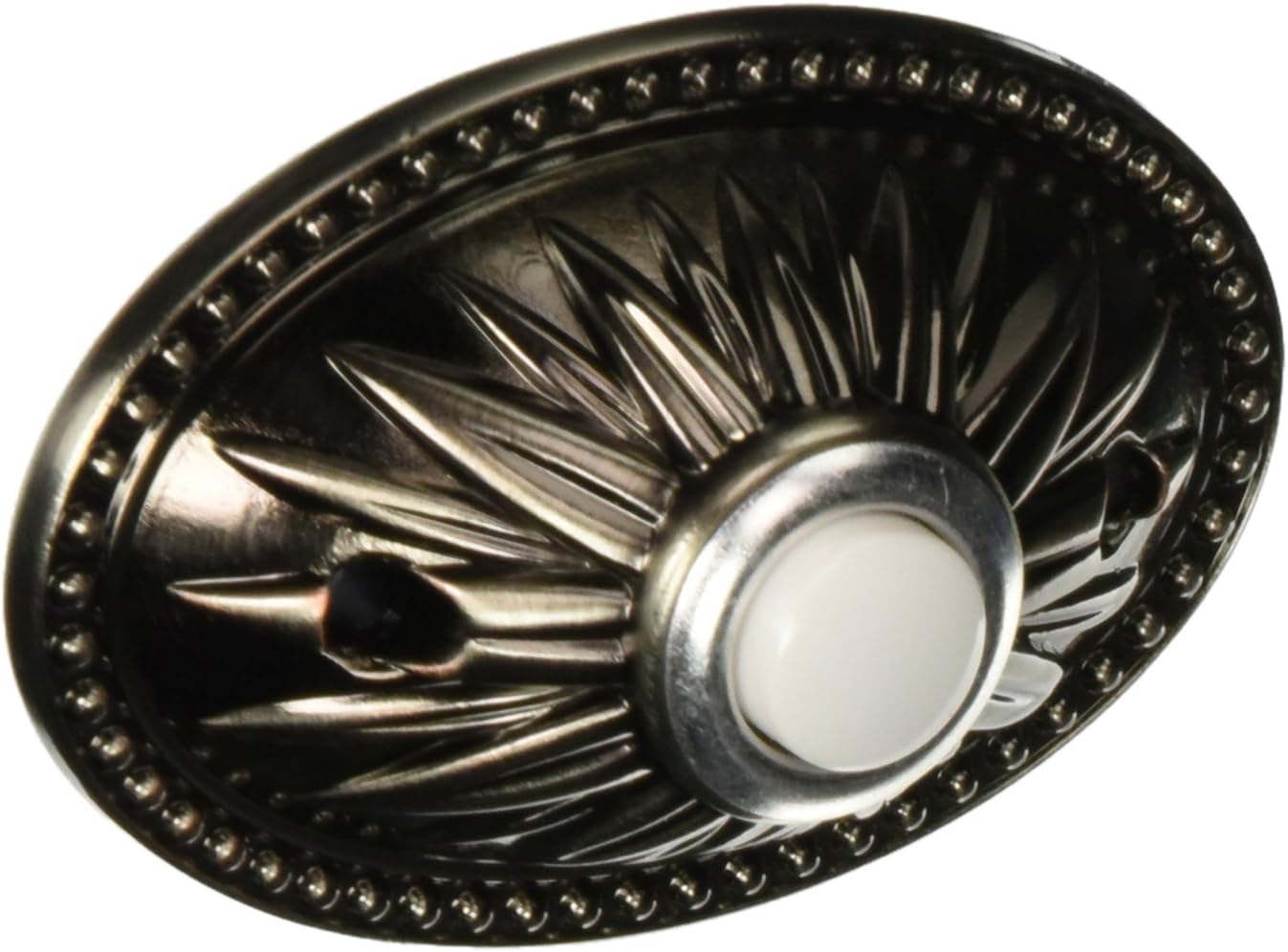 Heath Zenith SL-873-02 Classic Décor Wired Push Button, Pewter Plate ...