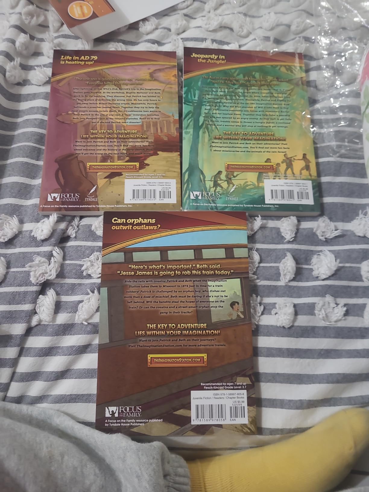 Amazon.com: Imagination Station Books 3-Pack: Doomsday in Pompeii / In ...