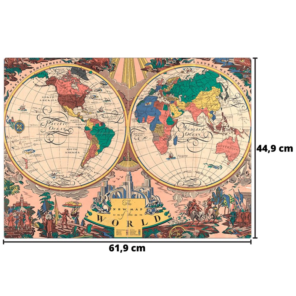O Mapa Do Mundo Mundi New Earth Map Print — Mappin