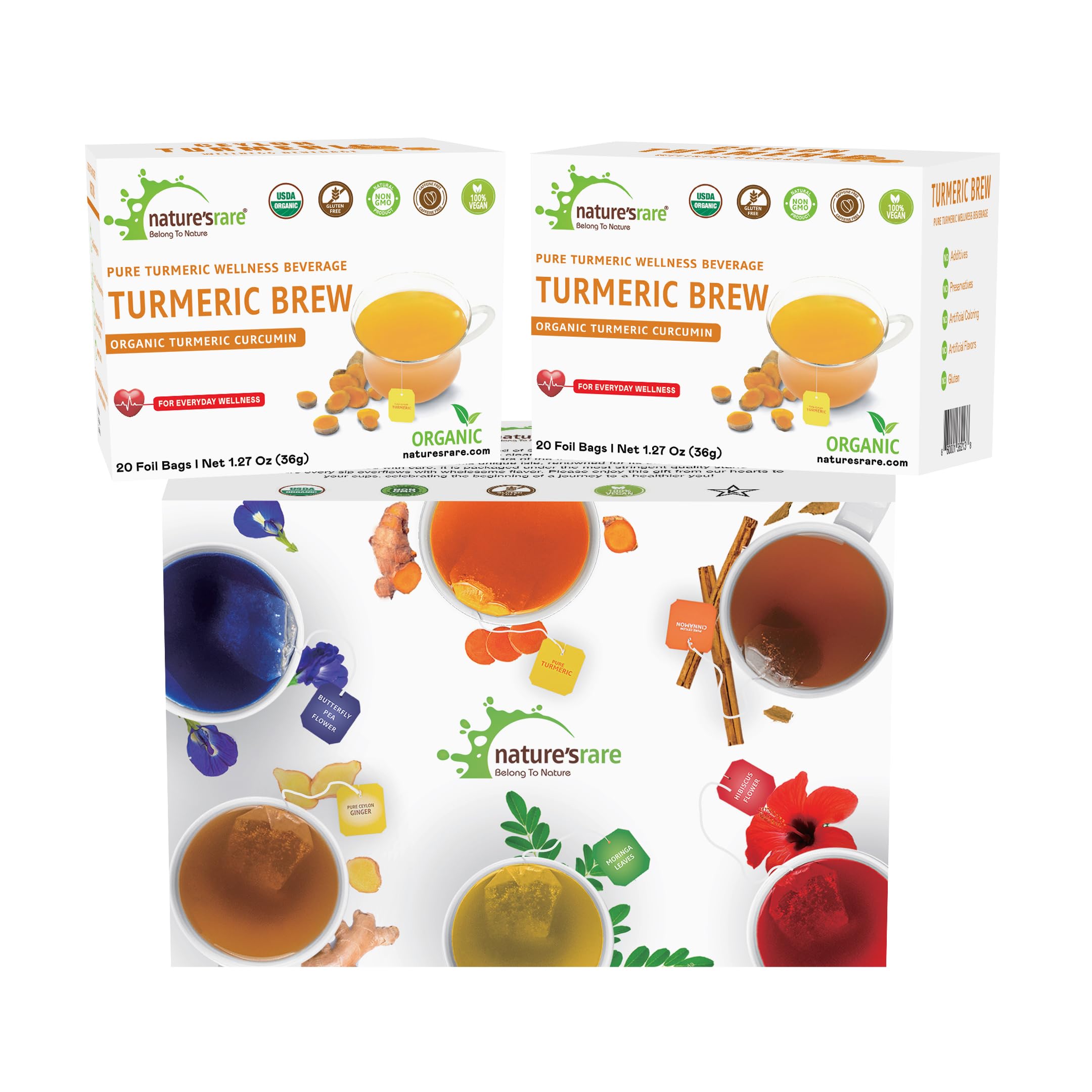 Amazon.com : Pure Ceylon Turmeric Brew - 100% Organic Ceylon Turmeric ...