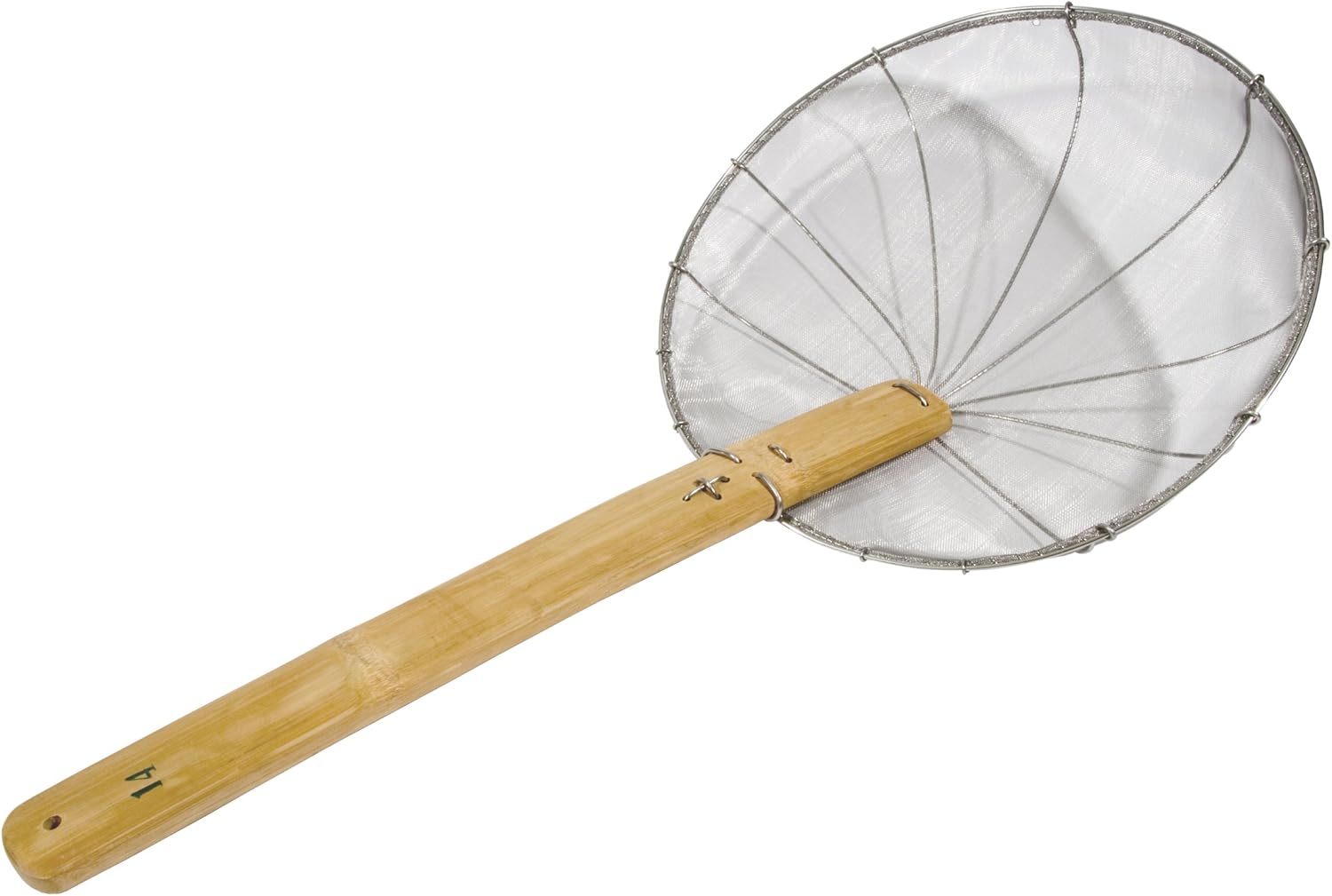 Amazon.com: Stainless Steel Shark's Fin Mesh Skimmer - 14": Home & Kitchen
