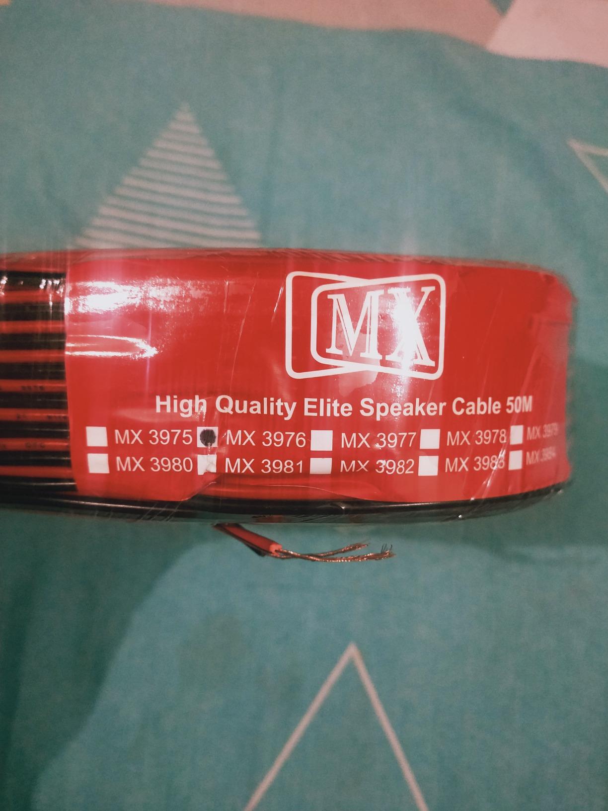 Buy MX HIGH Performance Speaker Cable RED & Black 21 Wire OD 2.5 X 5.0 ...