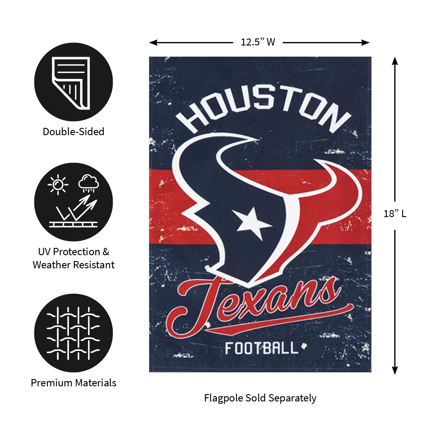 Houston Sports Logo Franklin Sports NFL Houston Texans Football