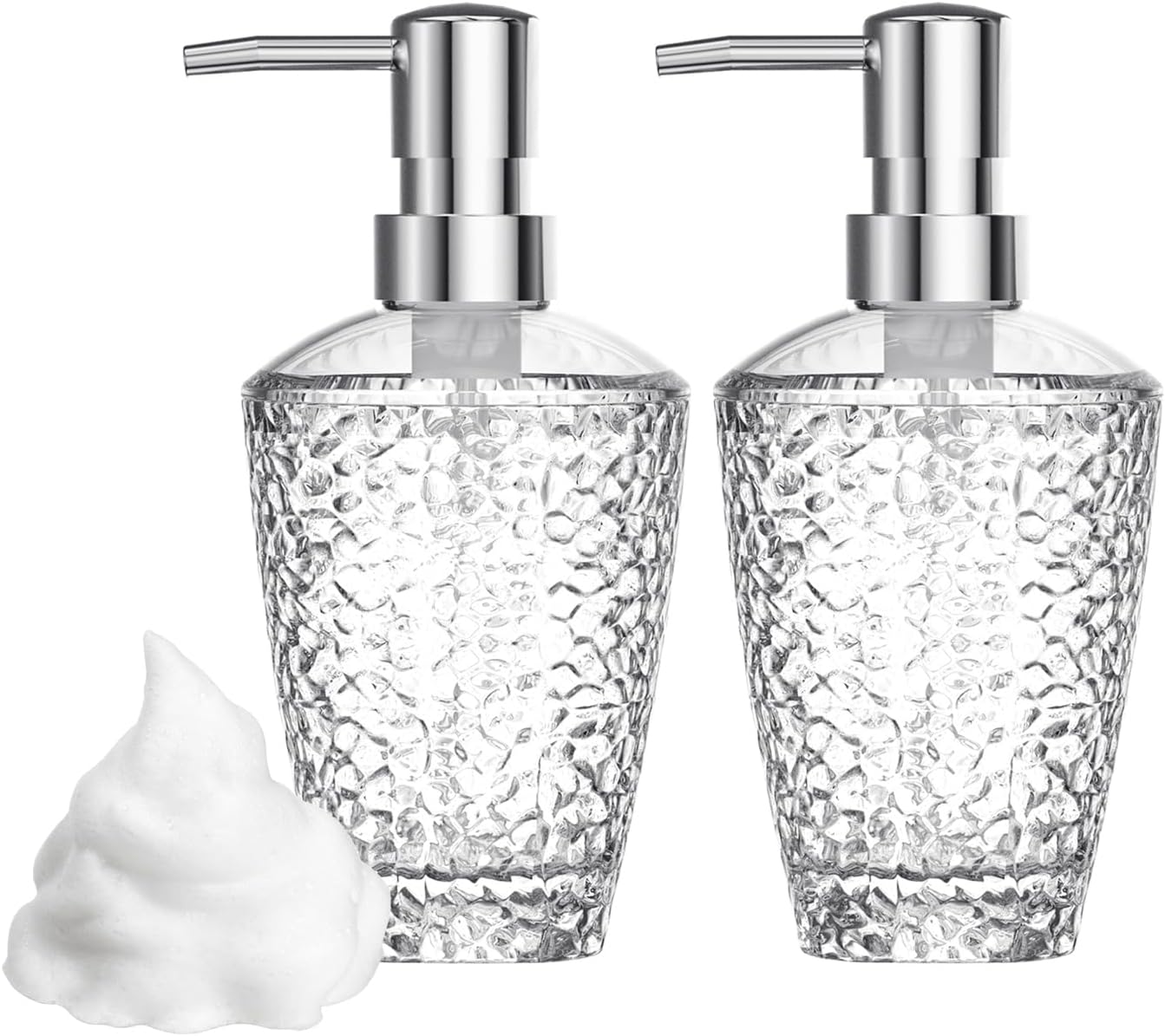 Amazon.com: 2 Soap Dispensers for Kitchen and Bathroom - Includes ...
