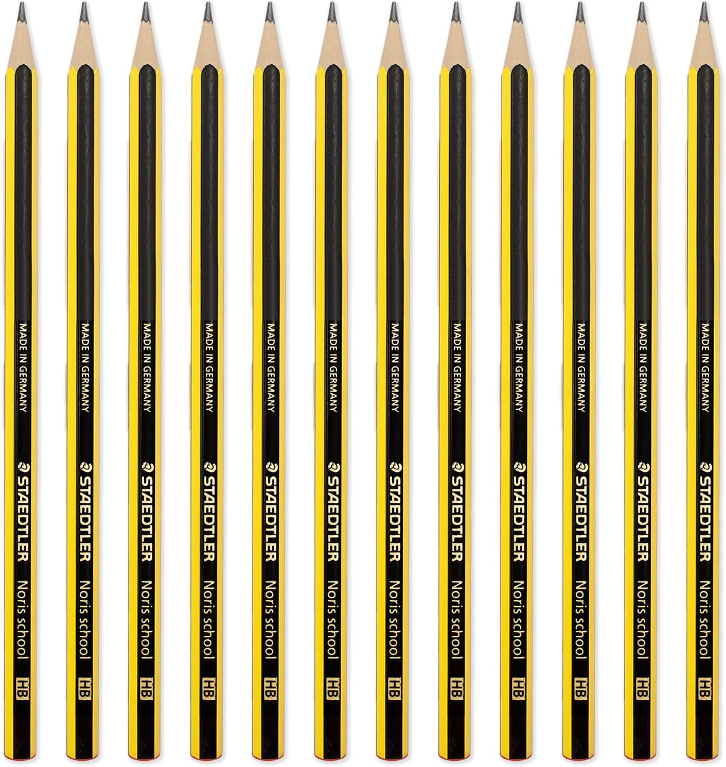 STAEDTLER 120-2 BK5D Noris HB Pencils, 5 Count (Pack of 1), Yellow ...