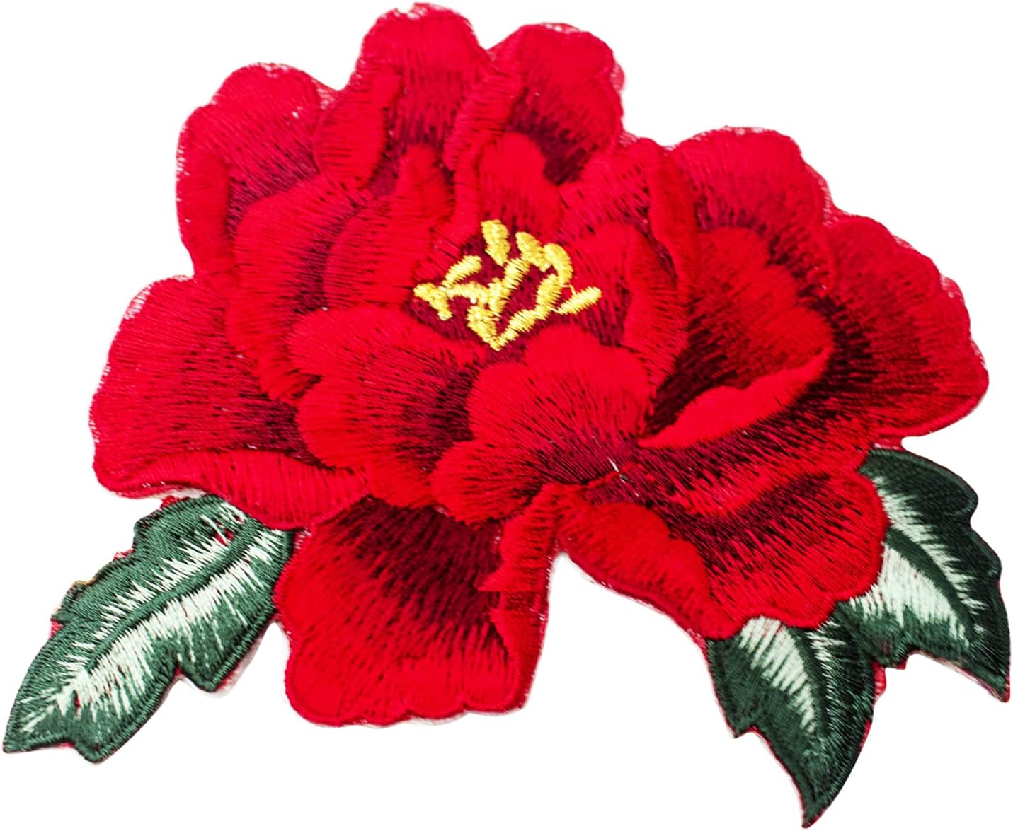 Amazon.com: Rose Patch Hachikiko Iron On Embroidered Patch, Cool ...