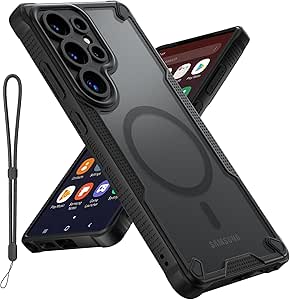 Amazon.com: Teayoha for Samsung Galaxy S25 Ultra Case, Translucent Matte Back Compatible with ...