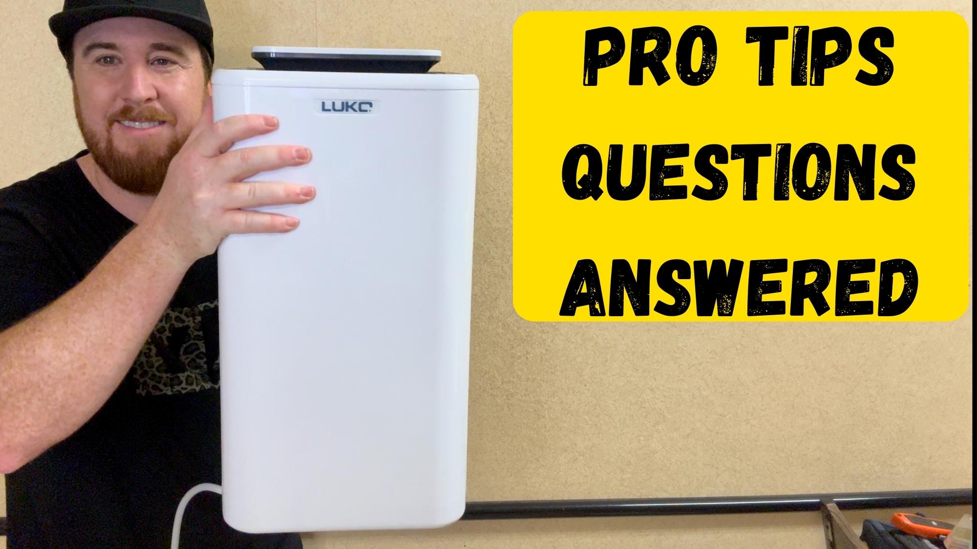 Watch Pro Tips With Questions Answered. Luko Dehumidifier 2000sqft on ...