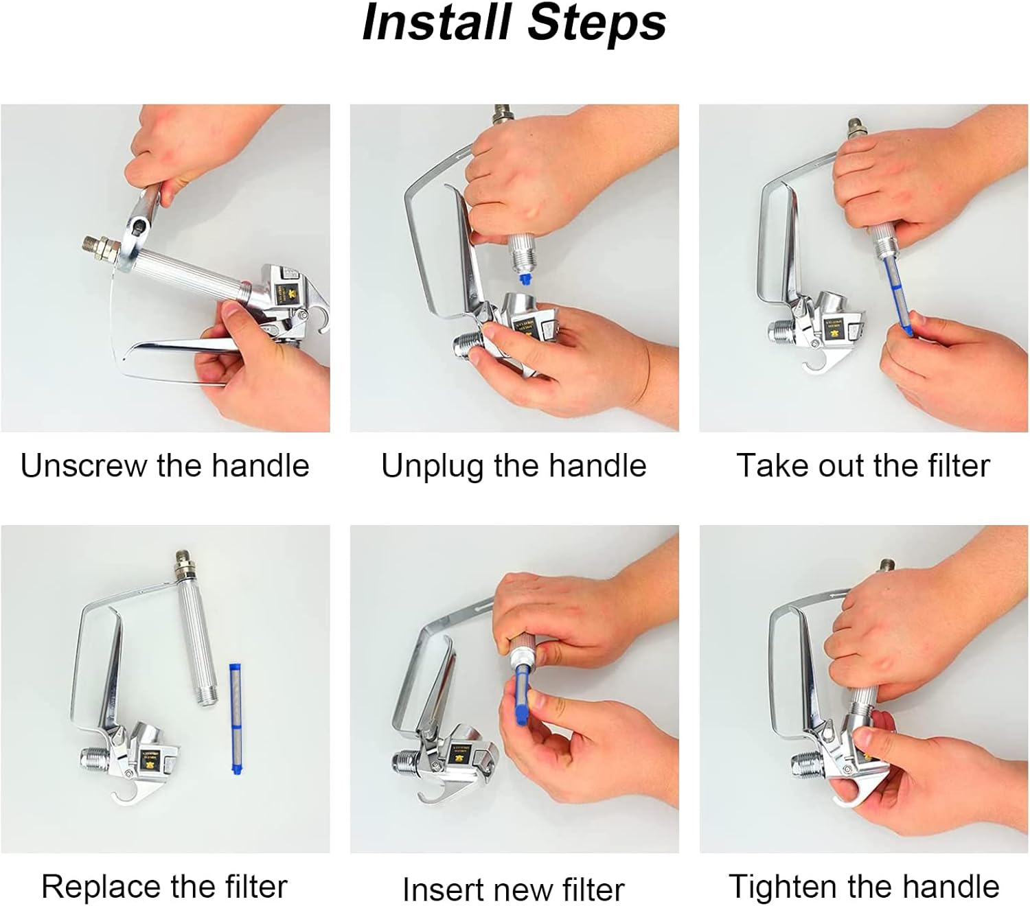 Filtro de pistola de pulverización sin aire 287033 para contratista II ...
