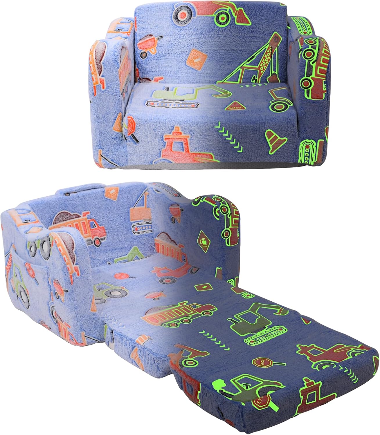 Amazon.com: UOMNY Toddler Couch, 2-in-1 Kids Couch,Toddler Chair ...