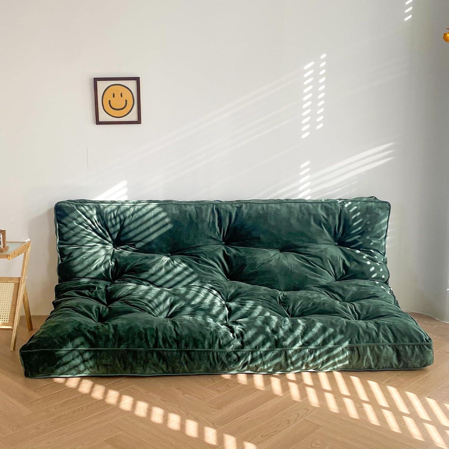 MAXYOYO 15CM Japanese Velvet fabric Floor Mattress Futon Mattress ...