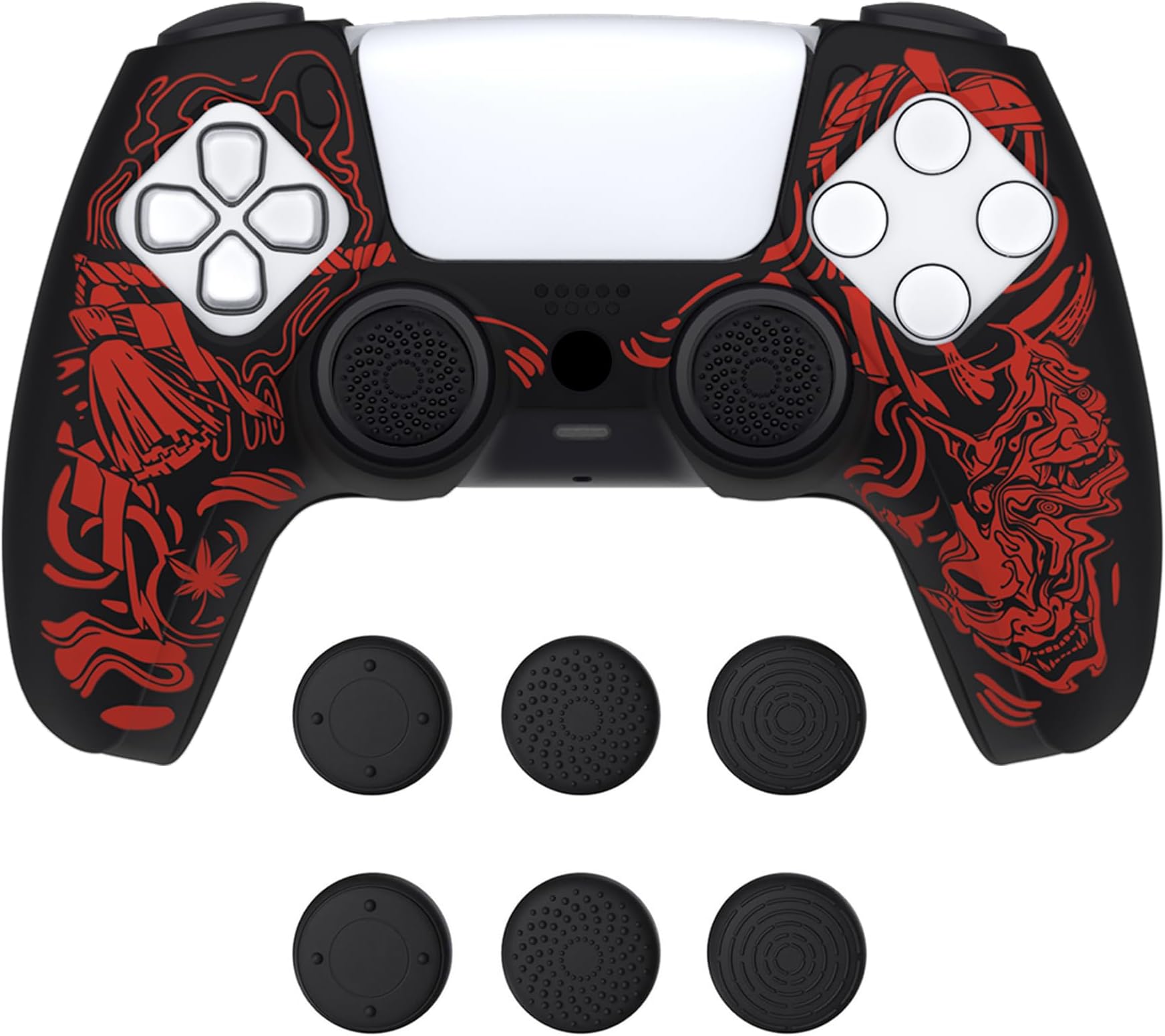 ECHZOVE - Funda para mando de PlayStation 5, funda de silicona ...