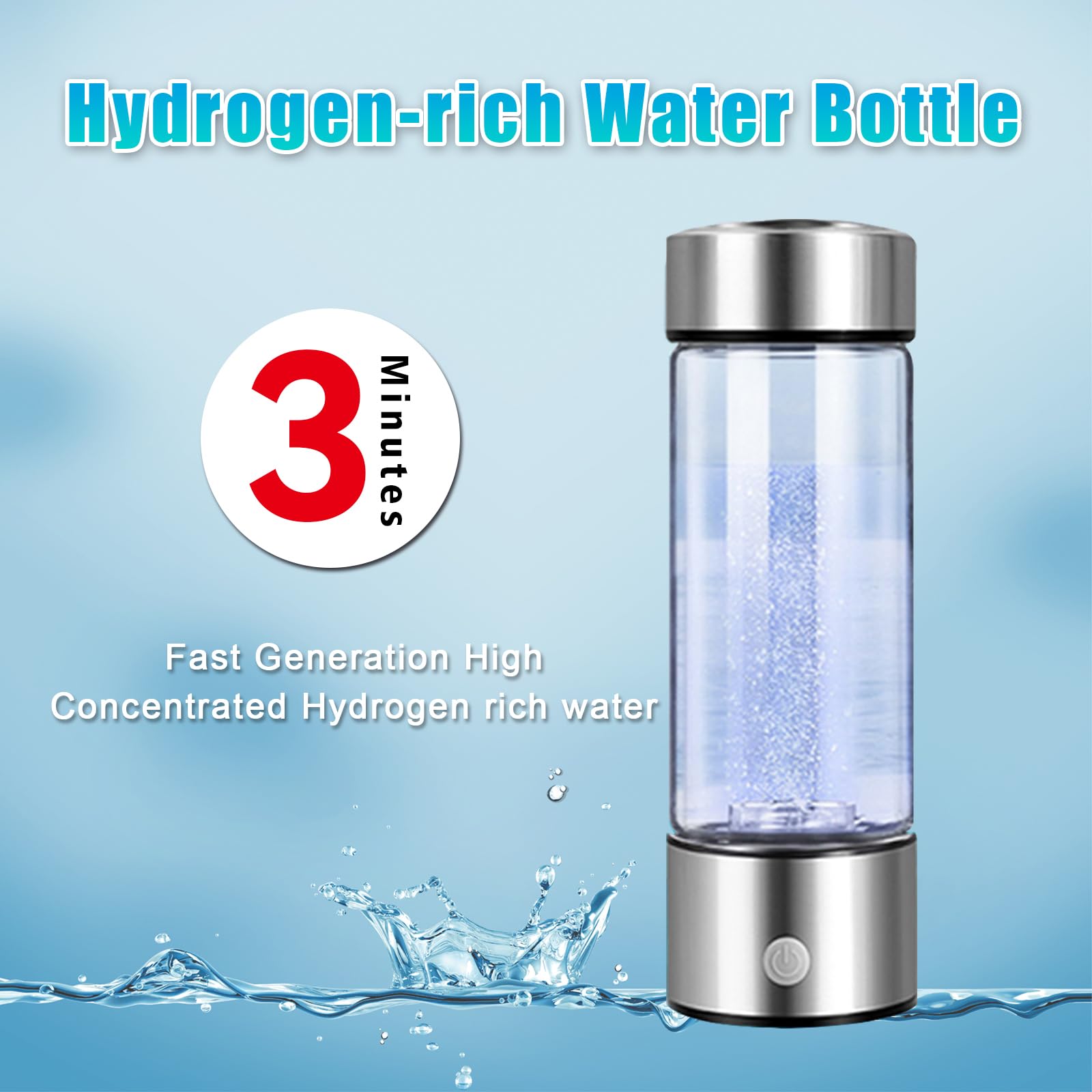 Snapklik.com : Hydrogen Water Bottle, Hydrogen Water Bottle Generator ...