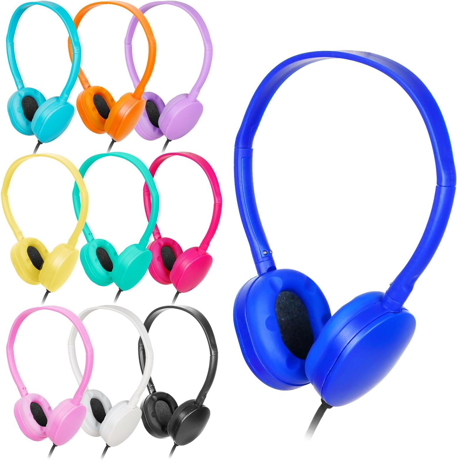 Amazon.com: ZNXZXP 10 Pack Kids Headphones Bulk for Classroom School ...