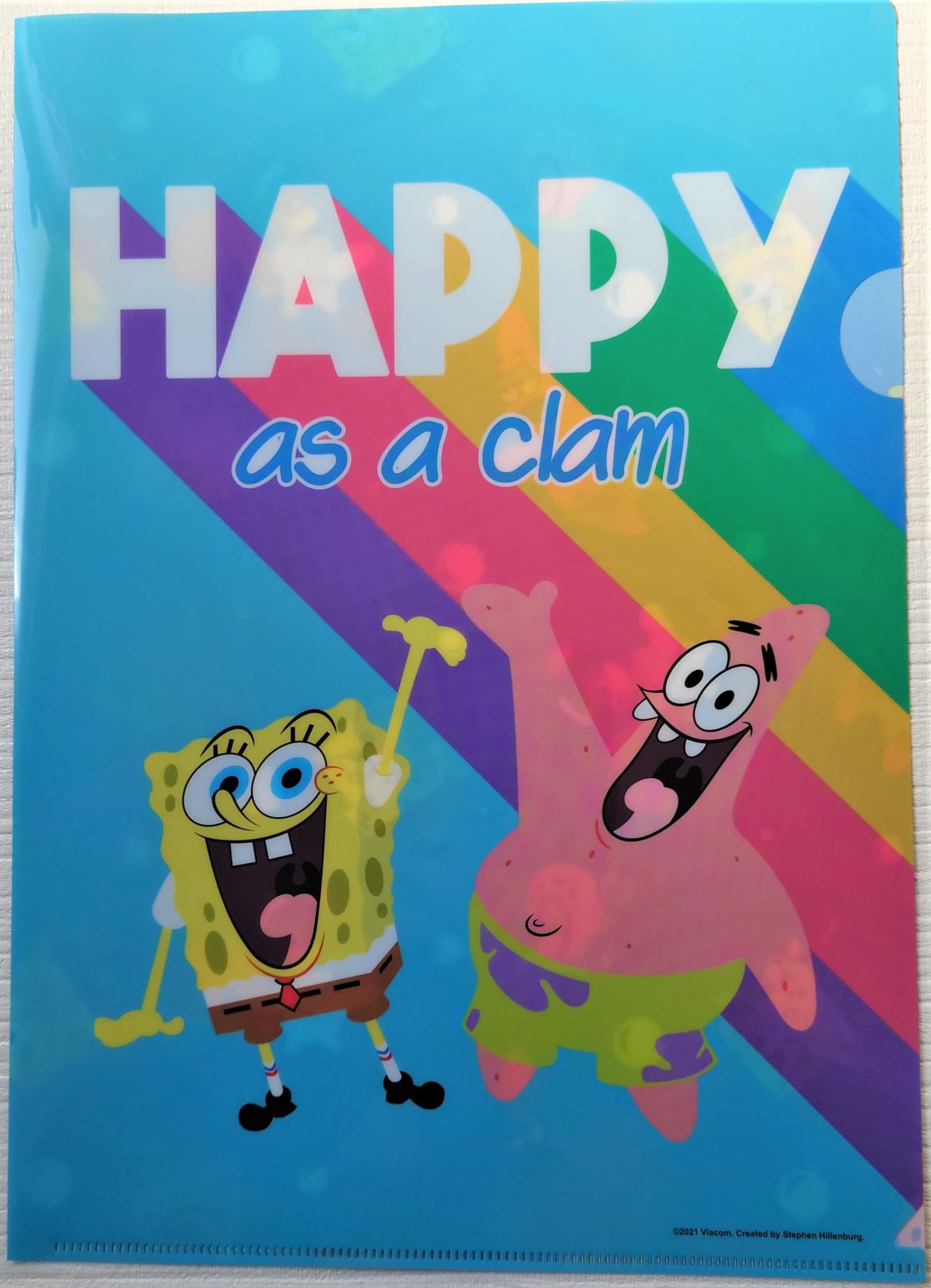 Amazon | S&Cコーポレーション クリアファイルA4 2枚セット SBレインボー・ピンク CSB20 | クリアホルダー | 文房具・オフィス用品