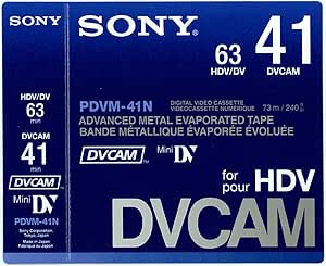 Amazon | SONY PDVM-41N/3 ミニDVCAM/HDVテープ 32分 10本パック | | miniDV