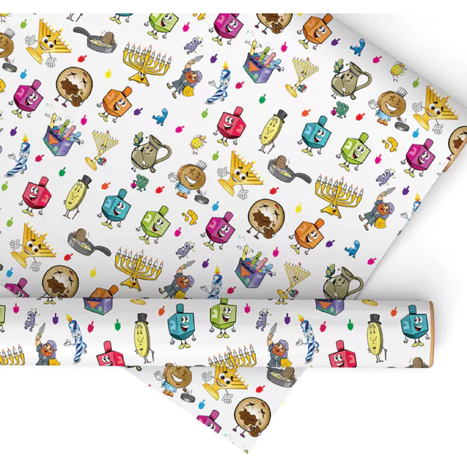 Amazon.com: Hanukkah Gift Wrap. Wrapping Paper for Chanukah. : Health ...