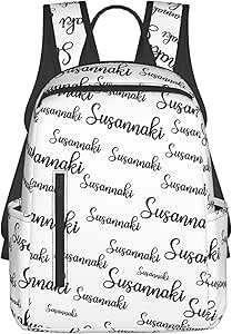 Amazon.com: Personalized Name Backpack, Customized Canvas Large ...