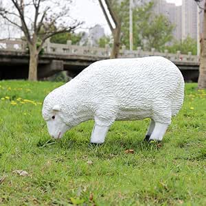 Amazon.com: Outdoor Garden Animal Statues Patio Décor, Farm Animal ...