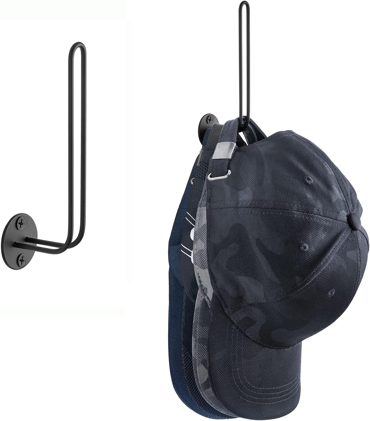 Amazon.com: Perfect Curve Cap Rack System 36 – Baseball Cap Organizer ...