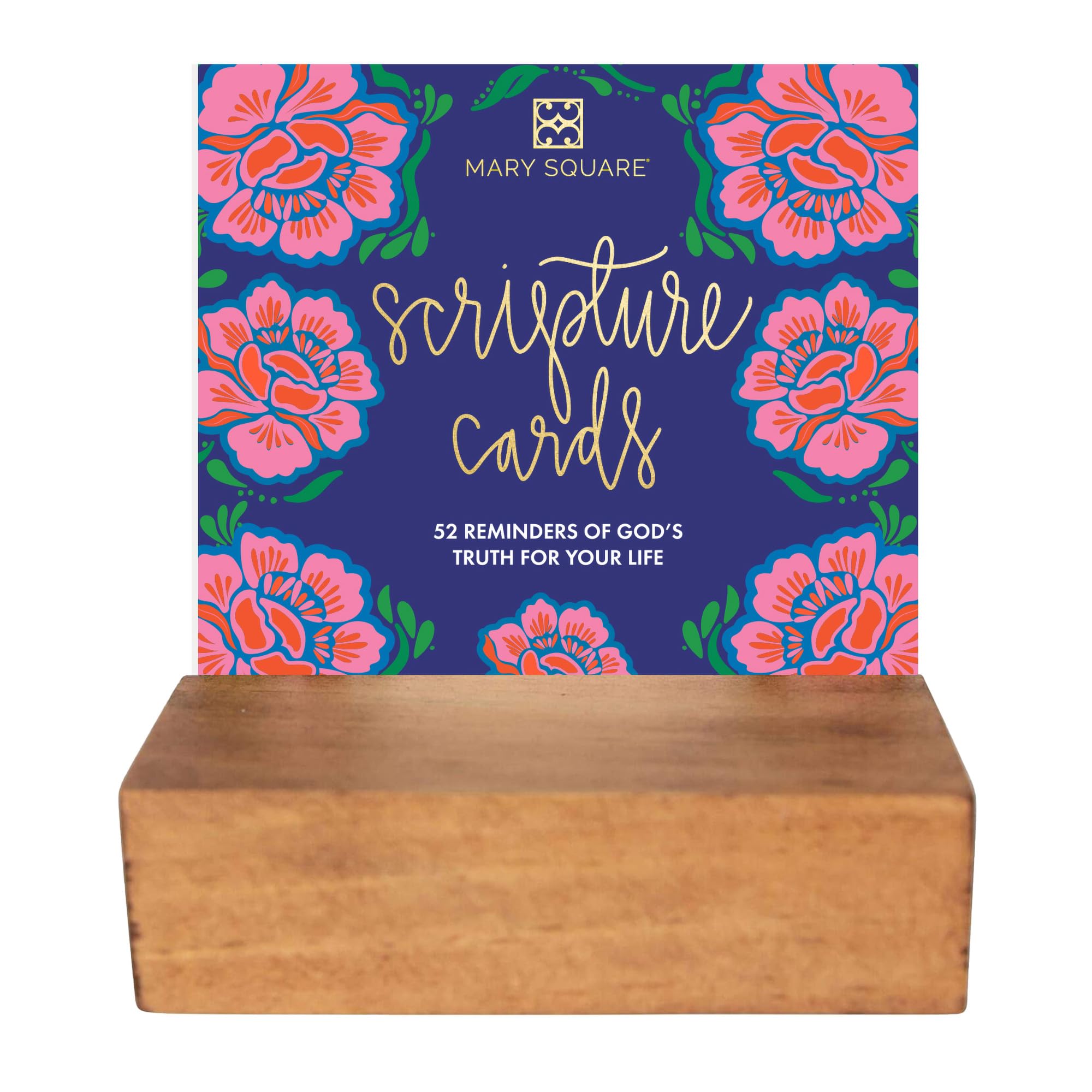 Amazon.com : Mary Square Inspirational Scripture Quotes With Card Block ...