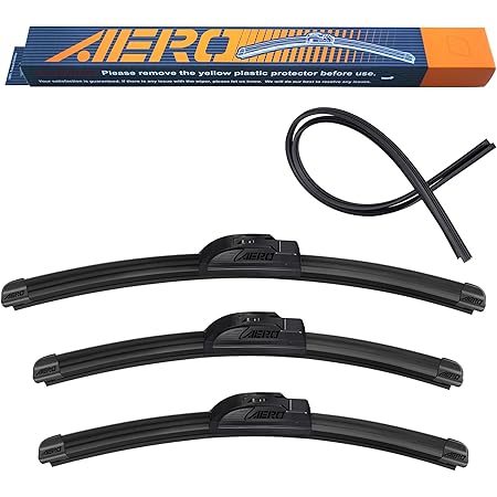 Amazon.com: 3 Wipers Factory Replacement For 2007-2014 Toyota FJ ...