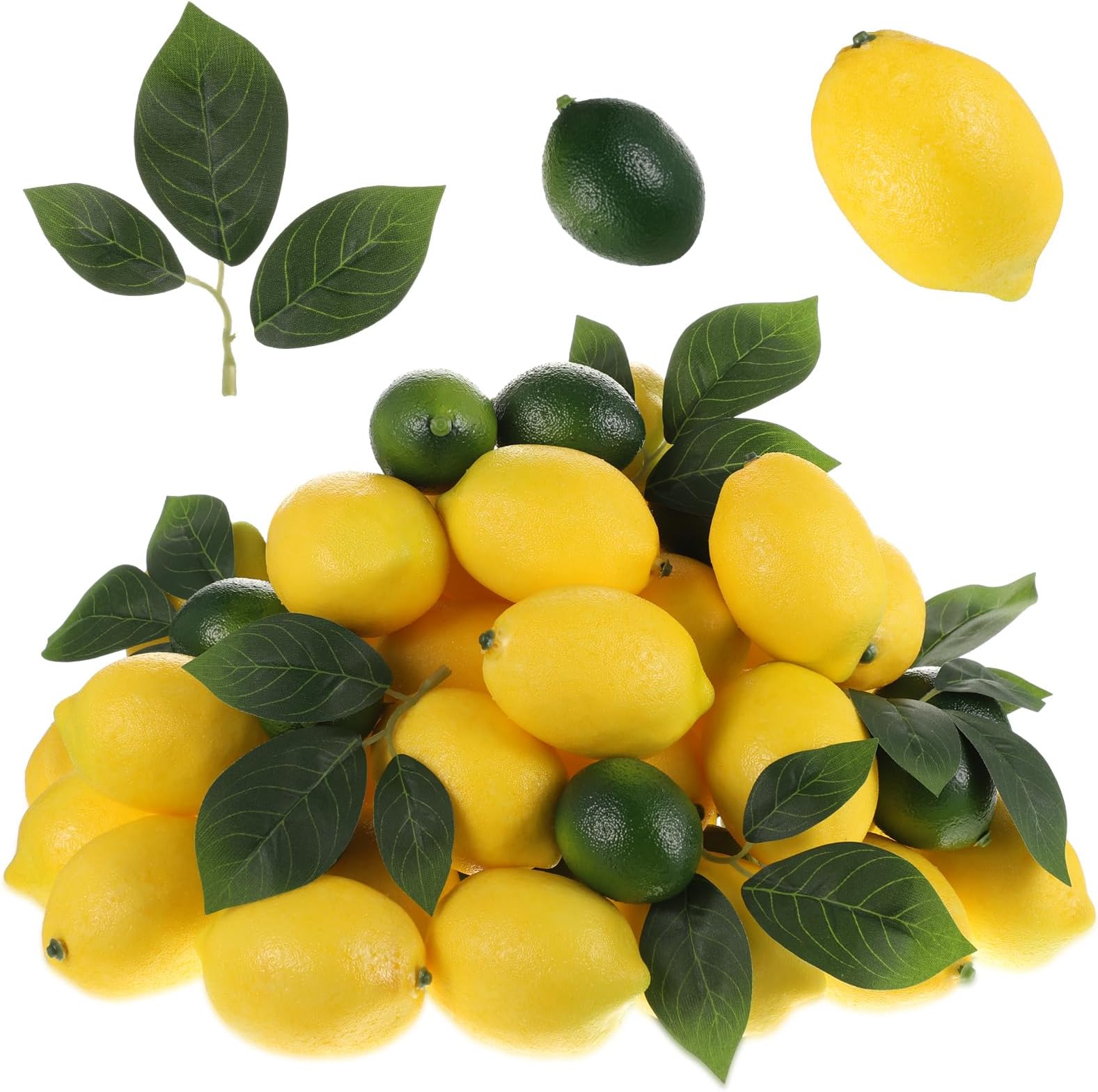 Amazon.com: 12 Pcs Lemon Decorations Artificial Lemon Branches Yellow ...