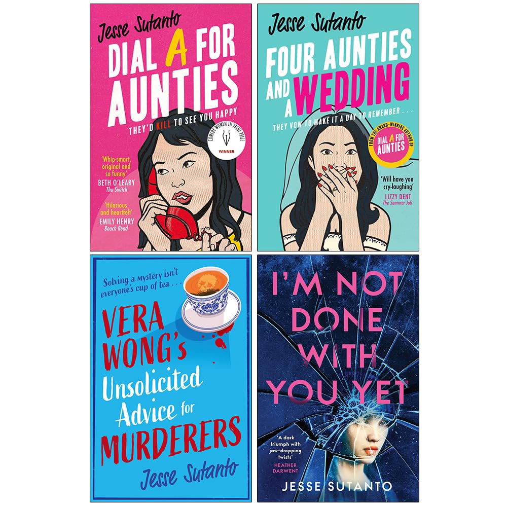 Buy Jesse Sutanto Collection 4 Books Set (Dial A For Aunties, Four ...