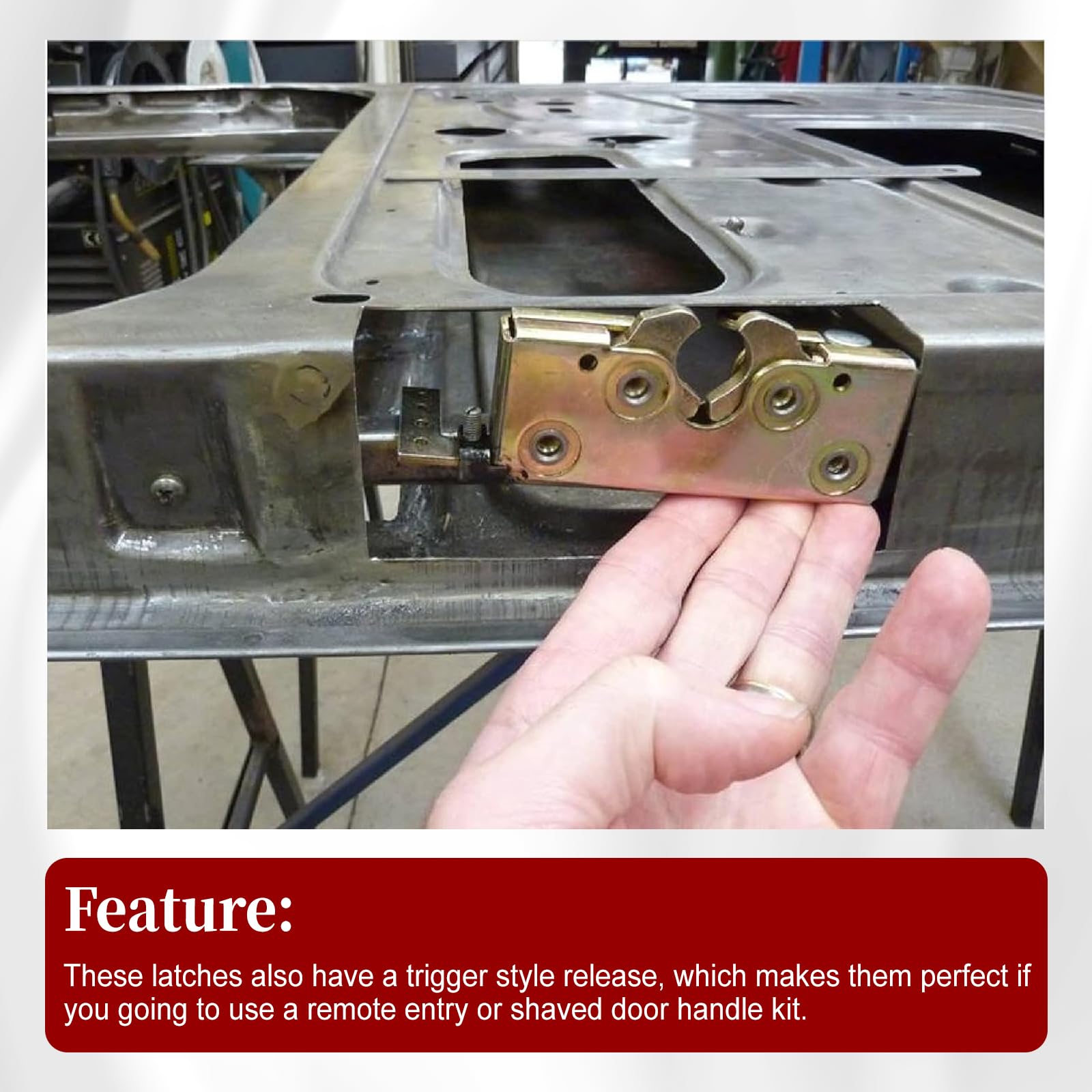 Snapklik.com : Large Locking Cat Jaw Claw Door Latches w/Installation ...