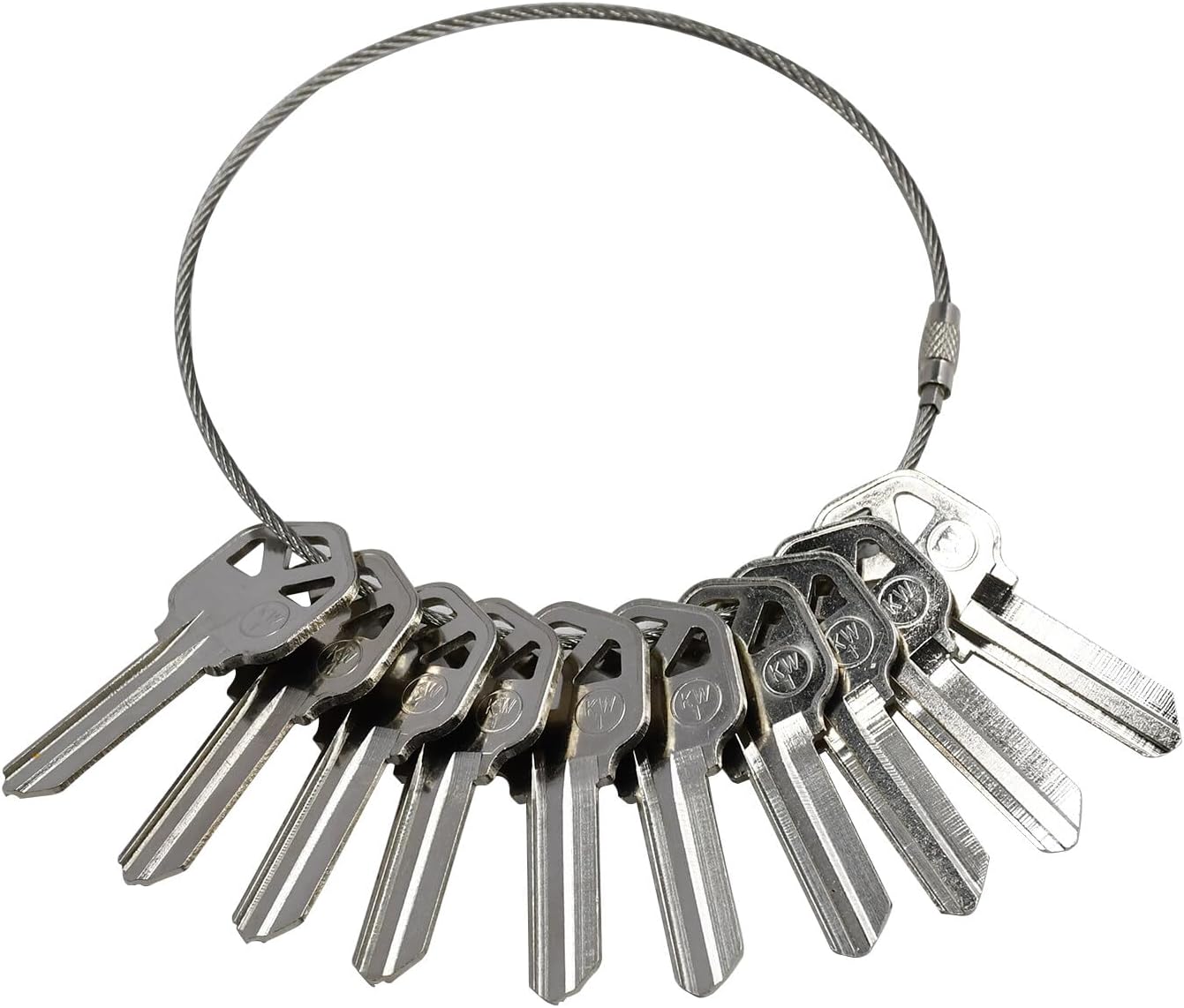 Notonmek KW1 Key Blanks Compatible with Kwikset KW1 Lock Uncut Brass ...