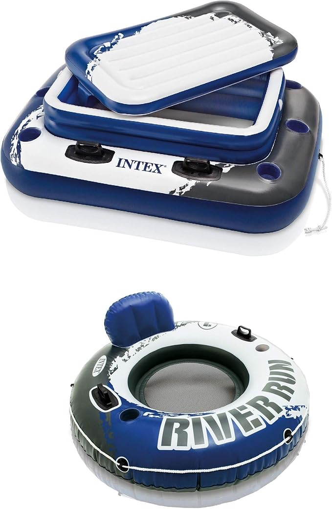 Amazon.com: Intex Inflatable Mega Chill II 72 Can Cooler Float and ...