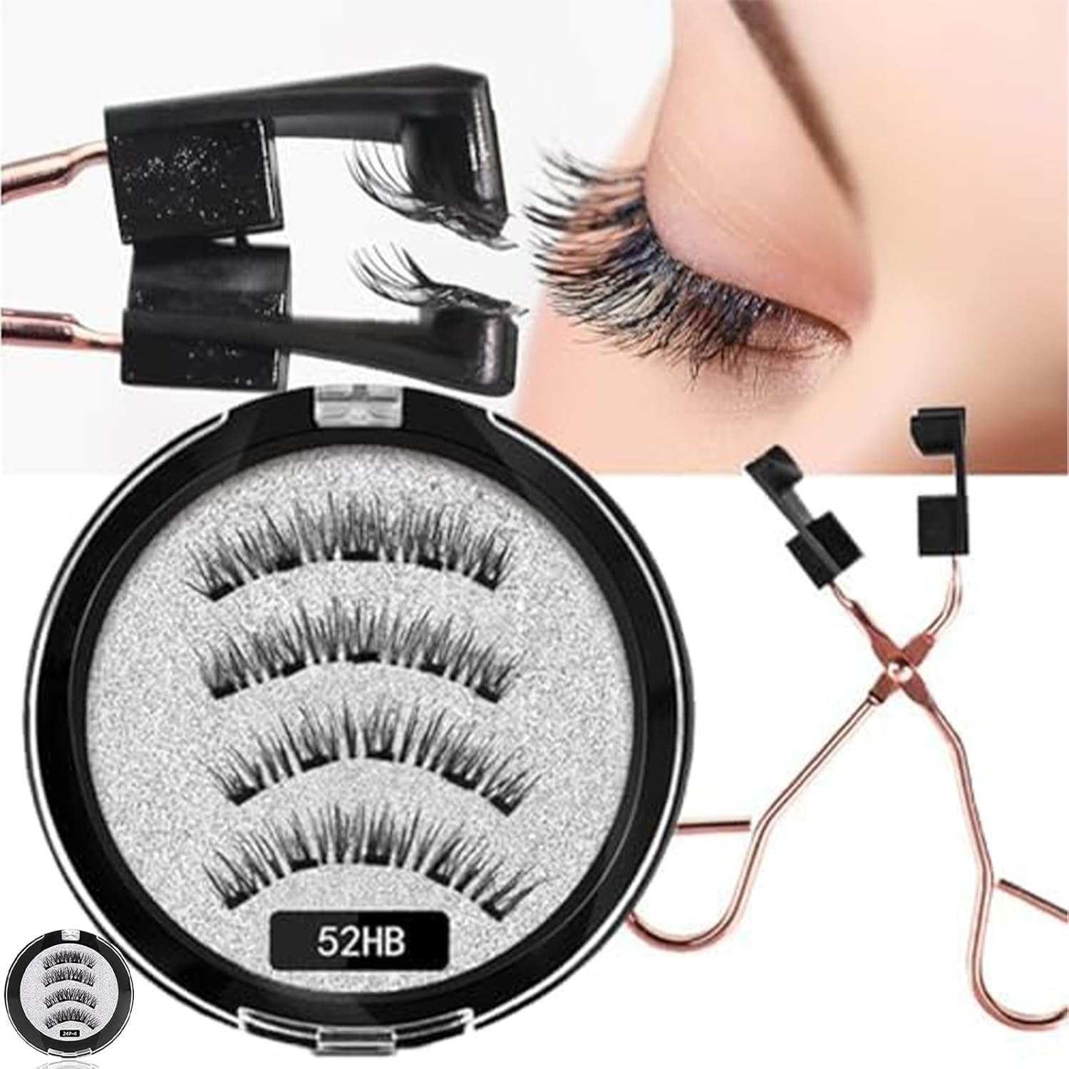 Amazon.com : 8D Quantum Magnetic Eyelash Partner Set, Fake Magnetic ...