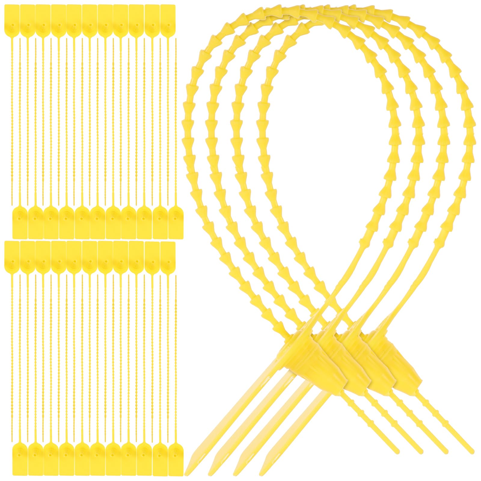 Amazon.com: MAGICLULU 100pcs Shipping Label Breakaway Zip Ties Cord ...