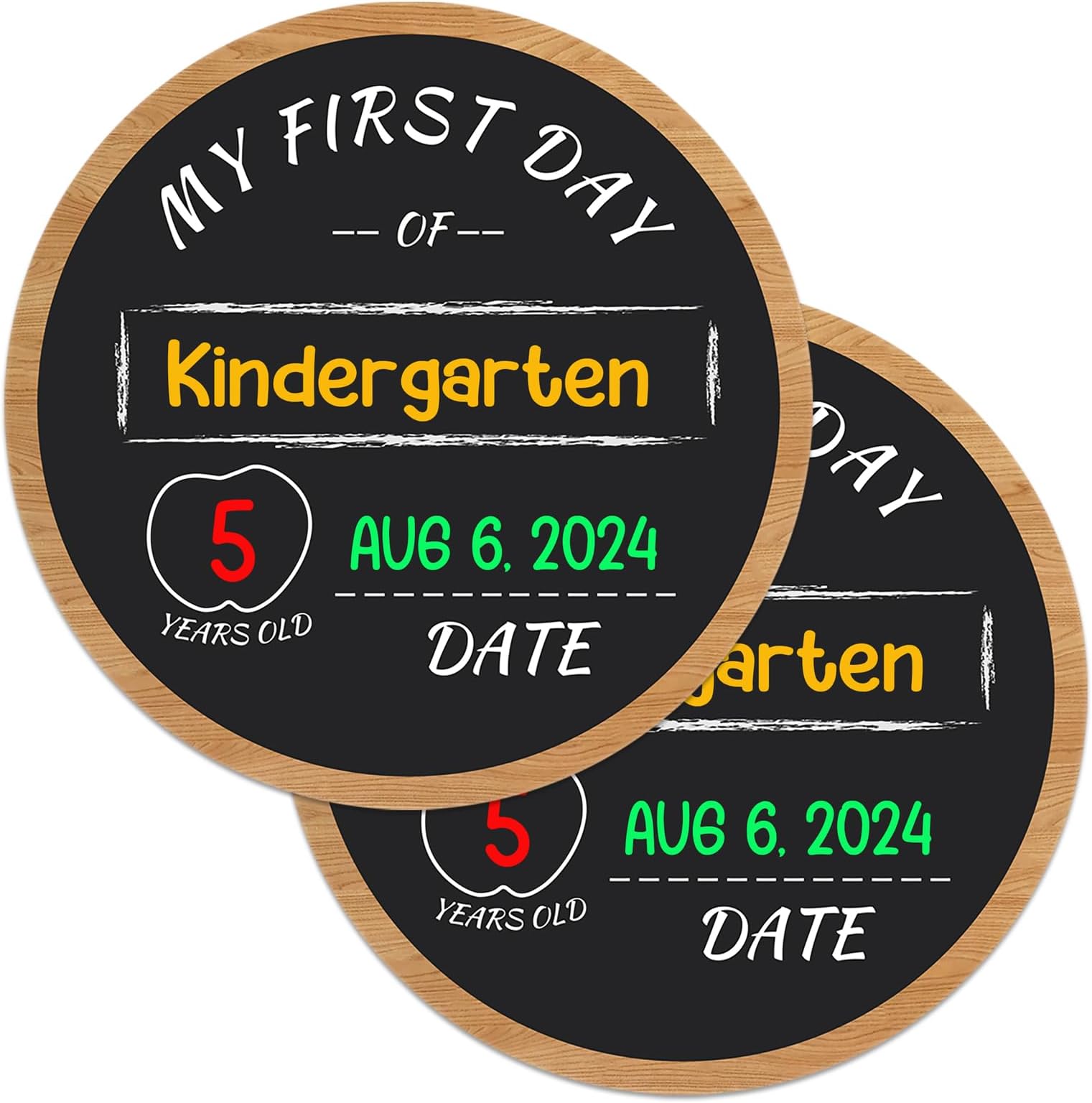 Amazon.com : YLOLUL First Day and Last Day of School Chalkboard Signs ...