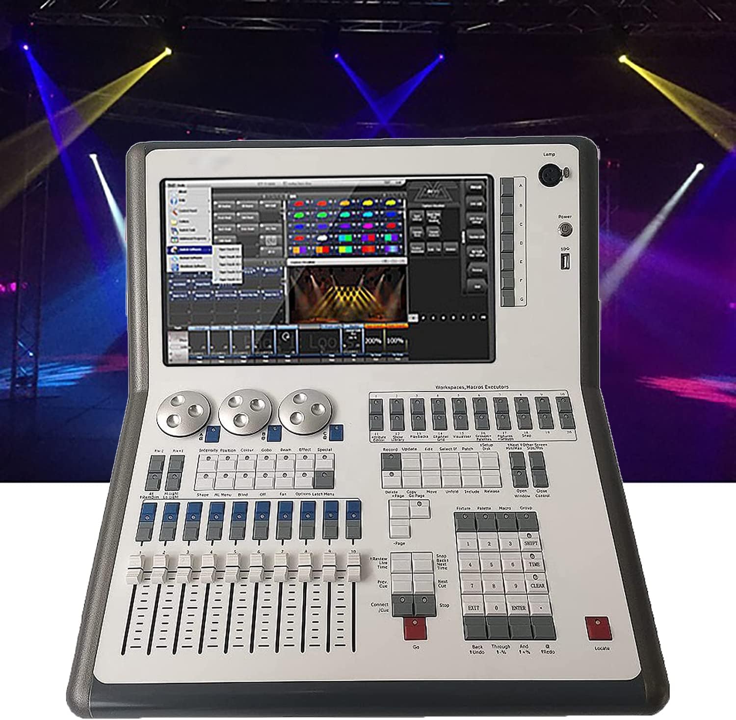 GX.KNIFE 2048-Channel DMX-512 Light Console, Professional Stage DJ ...