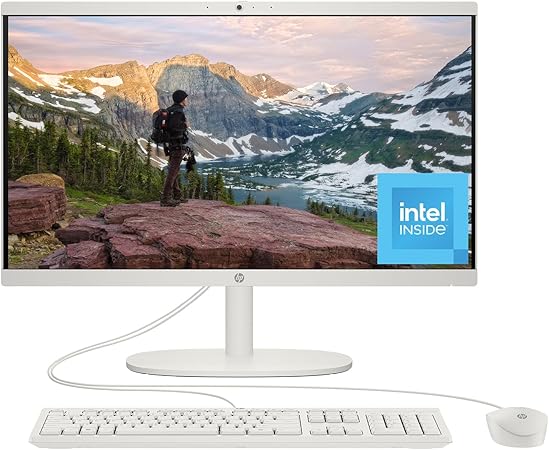 Amazon.com: HP 22 inch All-in-One Desktop PC, FHD Display, Intel N200 ...