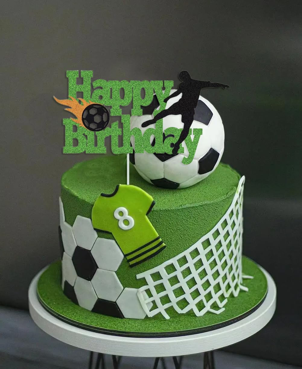 Chocolate Soccer Balls Rsstarxi 1 Pack Soccer Happy Birthday Cake ...