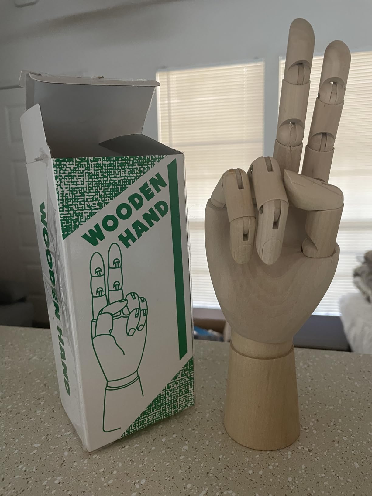 Amazon.com: JOIKIT 2 Pack 10 Inches Wood Art Mannequin Hand, Left and ...