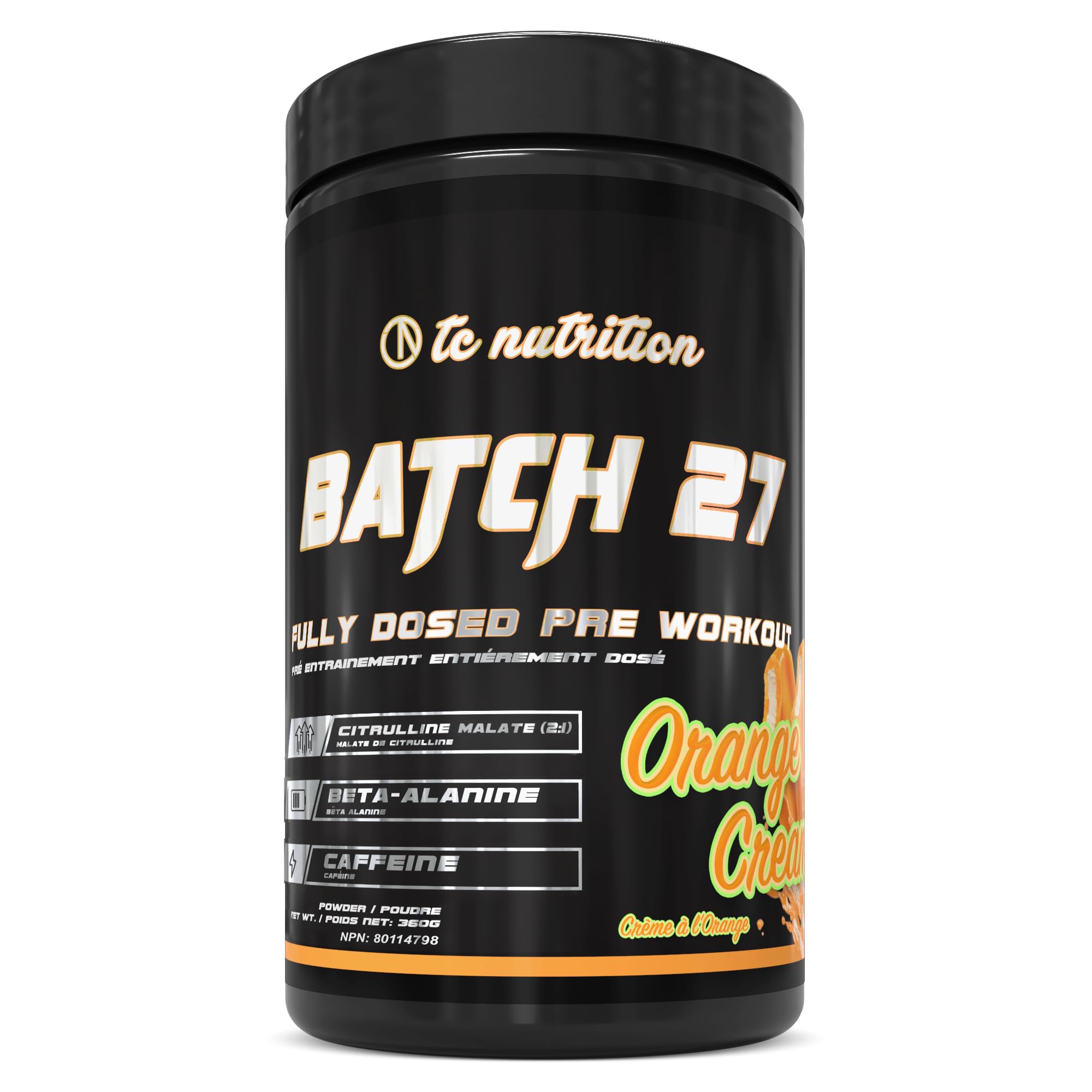 Batch 27 Pre Workout Powder - Nitric Oxide Booster & Preworkout for Men ...