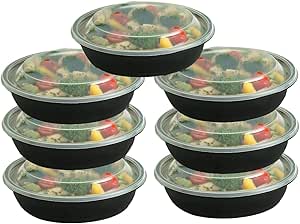 Amazon.com: Ross roundcontainer Container, 24oz, Black: Home & Kitchen