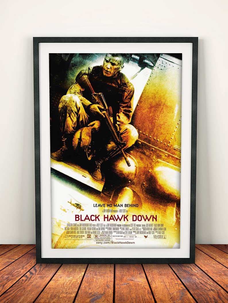 Black Hawk Down Movie Poster 2001 Black Hawk Down 4K SteelBook: