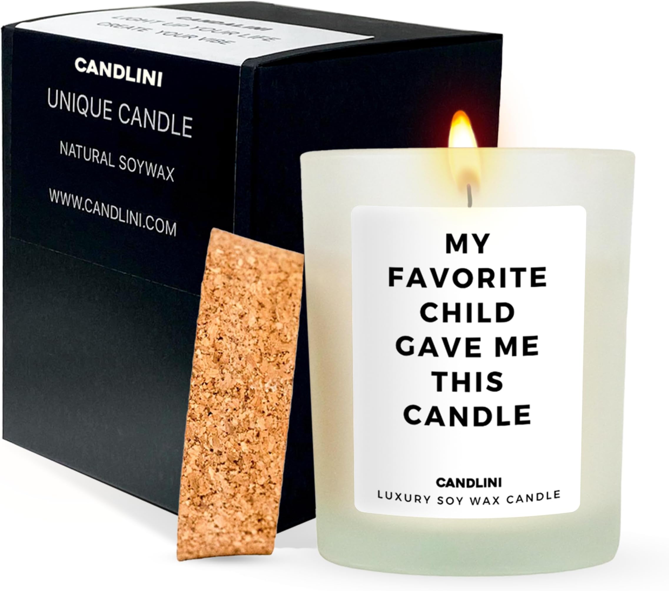 Amazon.com: My Favorite Child Gave Me This Candle | Luxury Candle Soy ...