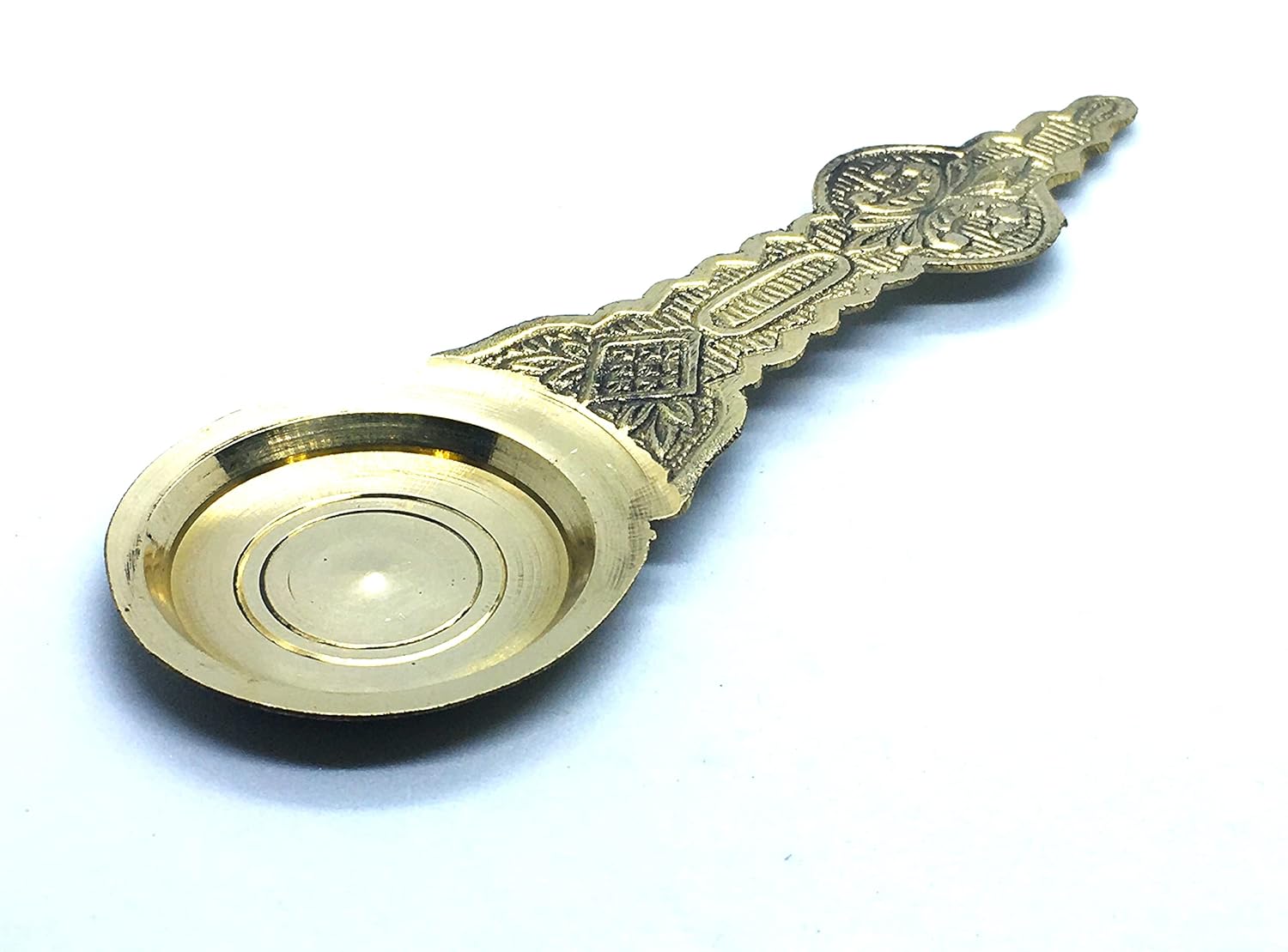 Buy CINAKO Karpoor Diya Deepam Burner Brass Karpuram Arati | Arathi ...