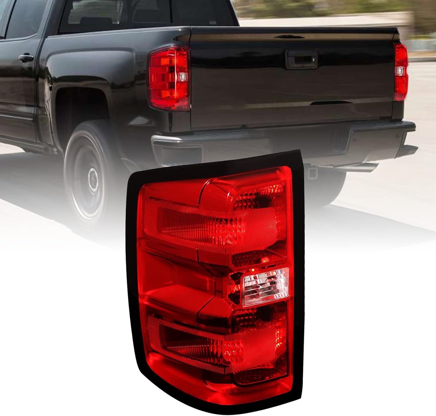 Amazon.com: vvavv Tail Light Compatible for 2014-2018 Chevy Silverado ...