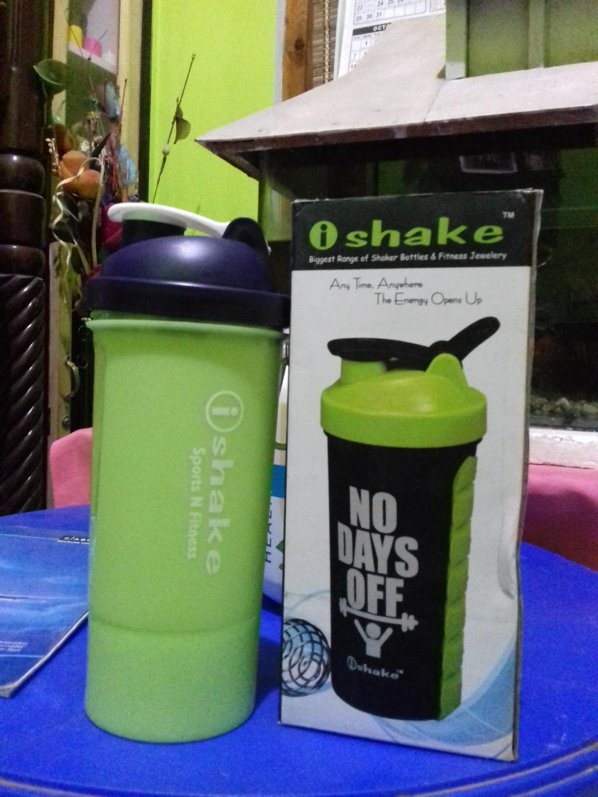 Ishake 019-600 Green Purple Shaker Bottle : Amazon.in: Home & Kitchen