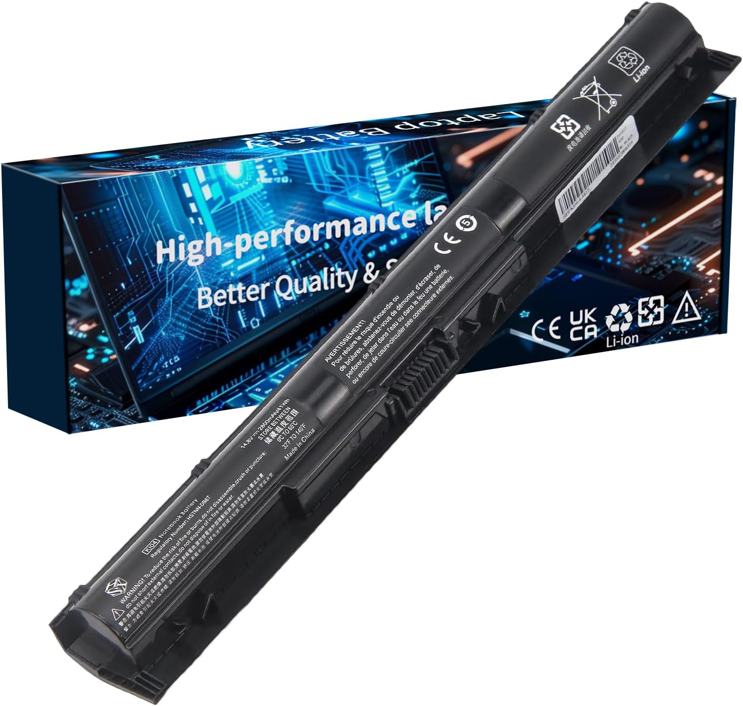 PO WE Batería Pro para HP 800049-001 K104 800010-421 KI04 KIO4 HSTNN ...